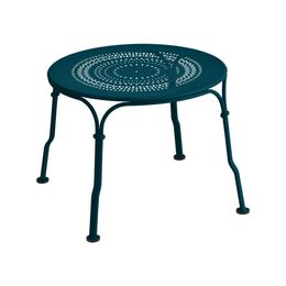 Fermob 1900 Beistelltisch Stahl Ø 45 CM Acapulcoblau /