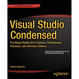 Visual Studio Condensed - Patrick Desjardins, Kartoniert (TB)