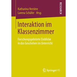 Springer Fachmedien Wiesbaden Research / Interaktion im Klassenzimmer, Kartoniert (TB)