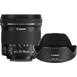 Canon Value Up Kit 10 mm - 18 f/4.5-5.6 IS, STM (Objektiv für Canon EF-S-Mount, Schwarz)