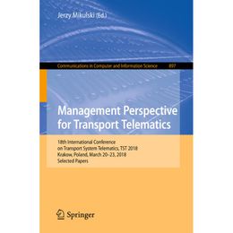 Springer Management Perspective for Transport Telematics, Kartoniert (TB)