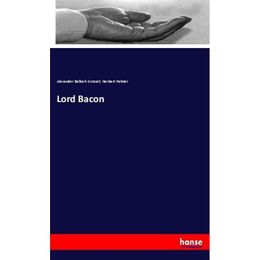 Hansebooks Lord Bacon - Alexander Balloch Grosart, Herbert Palmer, Kartoniert (TB)