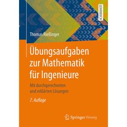 Springer Berlin Heidelberg Übungsaufgaben zur Mathematik für Ingenieure - Thomas Rießinger, Kartoniert (TB)