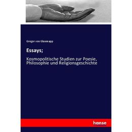 Hansebooks Essays; - Gregor von Glasenapp, Kartoniert (TB)