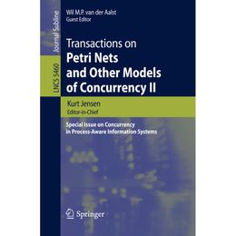 Springer Berlin Heidelberg Transactions on Petri Nets and Other Models of Concurrency II, Kartoniert (TB)