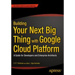 Building Your Next Big Thing with Google Cloud Platform - Jose Ugia Gonzalez, S. P. T. Krishnan, Kartoniert (TB)