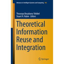Springer International Publishing Theoretical Information Reuse and Integration, Kartoniert (TB)