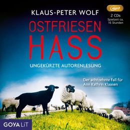 Ostfriesenhass,2 Audio-CD, MP3 - Klaus-Peter Wolf (Hörbuch)