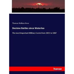 Hansebooks Decisive Battles since Waterloo - Thomas Wallace Knox, Kartoniert (TB)