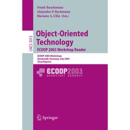Springer Berlin Heidelberg Object-Oriented Technology. ECOOP 2003 Workshop Reader, Kartoniert (TB)