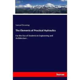 Hansebooks The Elements of Practical Hydraulics - Samuel Downing, Kartoniert (TB)