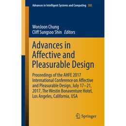 Springer Advances in Affective and Pleasurable Design, Kartoniert (TB)