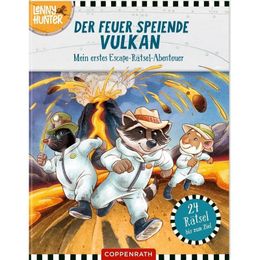 Der Feuer speiende Vulkan (Lenny Hunter), Gebunden