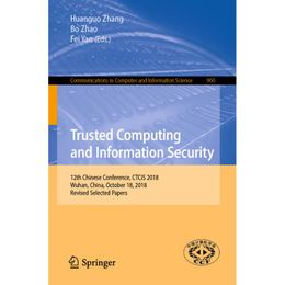Springer Nature Trusted Computing and Information Security, Kartoniert (TB)