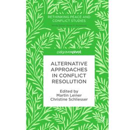 Palgrave Macmillan UK Rethinking Peace and Conflict Studies / Alternative Approaches in Conflict Resolution, Gebunden