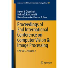 Springer Proceedings of 2nd International Conference on Computer Vision & Image Processing, Kartoniert (TB)