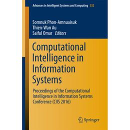 Springer Computational Intelligence in Information Systems, Kartoniert (TB)