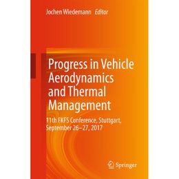 Springer International Publishing Progress in Vehicle Aerodynamics and Thermal Management, Kartoniert (TB)