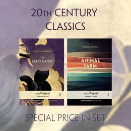 EasyOriginal Readable Classics / 20th Century Classics Books-Set (with audio-online) - Readable Classics - Unabridged english edition with improved readability, m. 2 Audio, m. 2 Audio, 2 Teile - F. Scott Fitzgerald, George Orwell, Gebunden