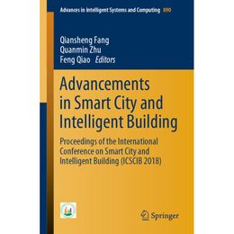 Springer Nature Advancements in Smart City and Intelligent Building, Kartoniert (TB)