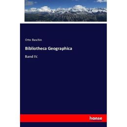 Hansebooks Bibliotheca Geographica - Otto Baschin, Kartoniert (TB)