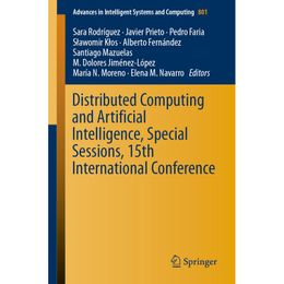 Springer International Publishing Distributed Computing and Artificial Intelligence, Special Sessions, 15th International Conference, Kartoniert (TB)