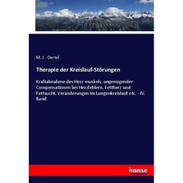 Hansebooks Therapie der Kreislauf-Störungen - M. J. Oertel, Kartoniert (TB)