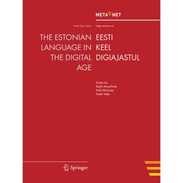 Springer White Paper Series / The Estonian Language in the Digital Age, Kartoniert (TB)