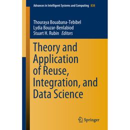 Springer International Publishing Theory and Application of Reuse, Integration, and Data Science, Kartoniert (TB)