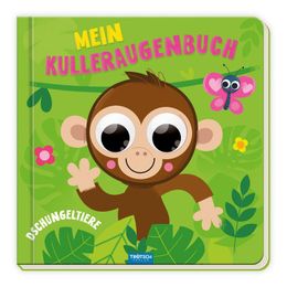 Trötsch Trötsch Pappenbuch mit Kulleraugen Mein Kulleraugenbuch Dschungeltiere, Pappband