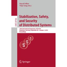 Springer Stabilization, Safety, and Security of Distributed Systems, Kartoniert (TB)