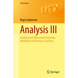Springer Universitext / Analysis III - Roger Godement, Kartoniert (TB)