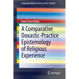 Springer International Publishing A Comparative Doxastic-Practice Epistemology of Religious Experience - Mark Owen Webb, Kartoniert (TB)