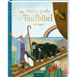 Ars Edition Meine große Taufbibel mit Klappen - Barbara Bartos-Höppner, Pappband