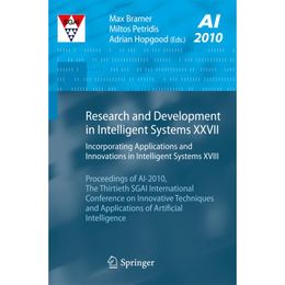 Springer Research and Development in Intelligent Systems XXVII, Kartoniert (TB)