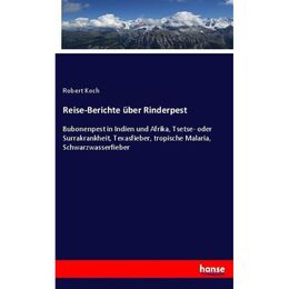 Hansebooks Reise-Berichte über Rinderpest - Robert Koch, Kartoniert (TB)