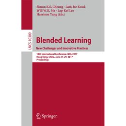 Springer Blended Learning. New Challenges and Innovative Practices, Kartoniert (TB)