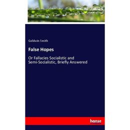 Hansebooks False Hopes - Goldwin Smith, Kartoniert (TB)