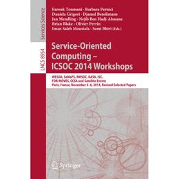 Springer Service-Oriented Computing - ICSOC 2014 Workshops, Kartoniert (TB)