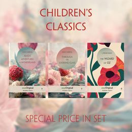 EasyOriginal Readable Classics / Children's Classics Books-Set (with 3 MP3 Audio-CDs) - Readable Classics - Unabridged english edition with improved readability, m. 3 Audio-CD, m. 3 Audio, m. 3 Audio, 3 Teile - Lewis Carroll, L. Frank Baum, Gebunden