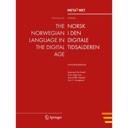 Springer White Paper Series / The Norwegian Language in the Digital Age, Kartoniert (TB)