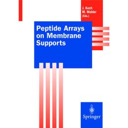 Springer Lab Manual / Peptide Arrays on Membrane Supports, Kartoniert (TB)