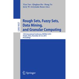 Springer Rough Sets, Fuzzy Sets, Data Mining, and Granular Computing, Kartoniert (TB)