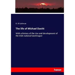 Hansebooks The life of Michael Davitt - D. B Cashman, Kartoniert (TB)