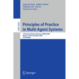 Springer Berlin Heidelberg Principles of Practice in Multi-Agent Systems - Safia Abbas, Yuki Asai, Graham Billiau, Kevin Chai, Menggao Dong, Fuhua Lin, Kartoniert (TB)