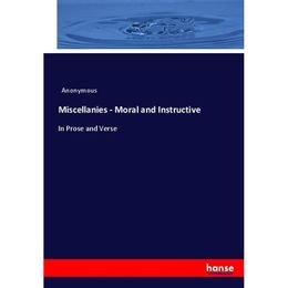 Hansebooks Miscellanies - Moral and Instructive - Heinrich Preschers, Kartoniert (TB)