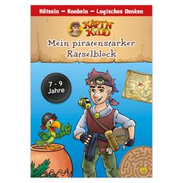 Käpt`n Kidd - Mein piratenstarker Rätselblock, Kartoniert (TB)