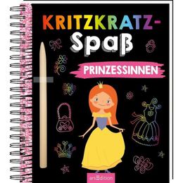 Ars Edition Kritzkratz-Spaß Prinzessinnen, Kartoniert (TB)