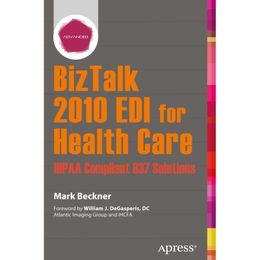 BizTalk 2010 EDI for Health Care - Mark Beckner, Kartoniert (TB)