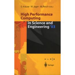 Springer Berlin Heidelberg High Performance Computing in Science and Engineering '03, Kartoniert (TB)